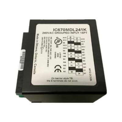 China IC670MDL640 GE Fanuc GE Field I/O 24VDC Pos/Neg Discrete Input Module General Electric for sale