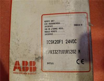 China ICSK20F1 ABB Procontic CS 31 ICSK 20F1 I/O Remote Unit CS31 PLC Spare Parts FPR3327101R1202 for sale