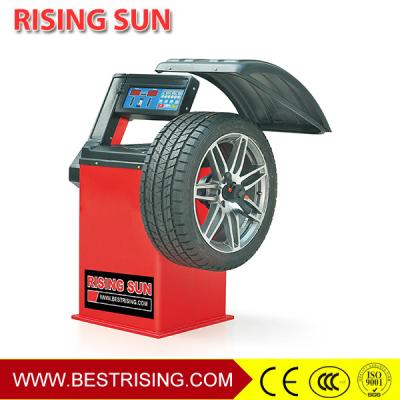 China Car Workshop Equipment Semi Automatic 220V Wheel Balancer Machine with CE Certificate for sale