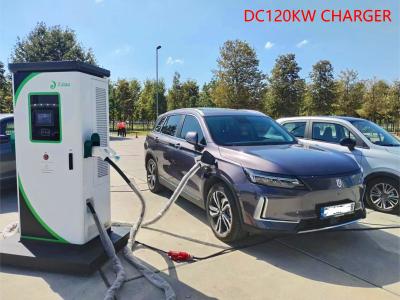 China 120KW carregador de CC ccs2 Carregador de EV comercial rápido Wifi 4G OCPP1.6 Com pagamento IK54 Chademo à venda