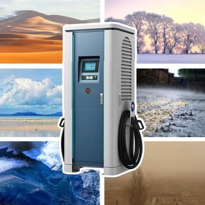 Cina Pistola rapida del doppio delle stazioni di carico 160A 160KW di 3P+N+PE EV in vendita