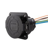 China 250V 32A 1 Phase IEC62196 EV Charging Socket Commando Type with IP55 Protection for sale