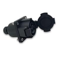 China SAE J1772 Type 2 EV Charging Socket 250V 32A 3 Phase IP55 for sale