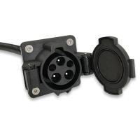 China SAE J1772 Type 2 EV Charging Socket 250V 32A 3 Phase IP55 for sale
