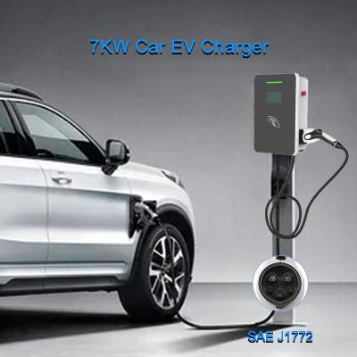 Cina Mucchio di carico del veicolo elettrico del caricatore 7KW della casa di SAE J1772 Wallbox in vendita