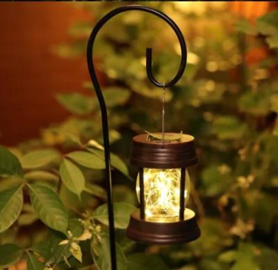 China Light Pathway Solar Lights Outdoor with Handle Garden Lighting Led Decor Solar Garden Lantern for sale