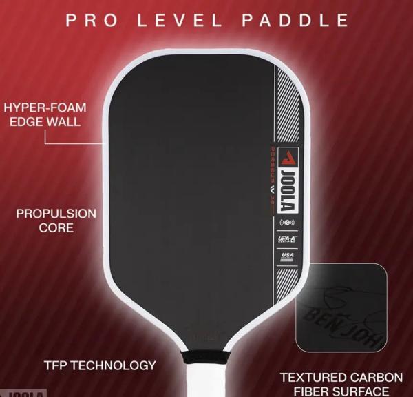 Quality PERSEUS PRO IV 16MM/14MM TechFlex Power (TFP) Technology PICKLEBALL PADDLE for sale