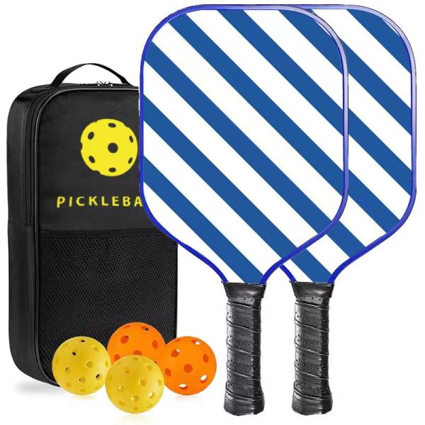 Quality Custom LOGO Fiberglass Pickleball Paddle with Carbon Fiber Surface Pickleball for sale