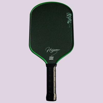 China LONG HIGOOO Pickleball Paddle Hybrid Power Serrated 100% Foam Core16mm Thermoformed Titanium Pickleball Paddle Gift Paddle Cover for sale