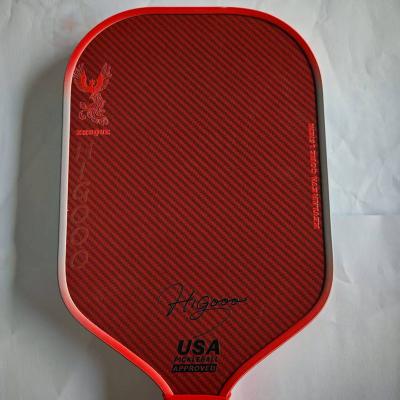 China HIGOOO ZHUQUE 16mm TechFlex Power TFP Technology Core Pickleball Paddle Red Kevlar Power Pickleball Paddle Free Paddle Cover for sale