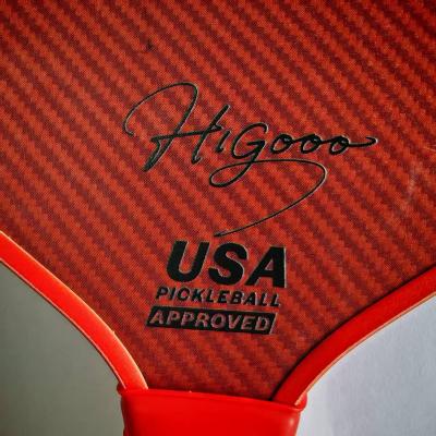 China HIGOOO ZHUQUE 16mm TechFlex Power TFP Technology Core Pickleball Paddle Red Kevlar Power Pickleball Paddle Free Paddle Cover for sale