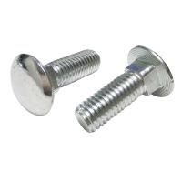 China DIN603 Galvanized Square Neck Carriage Bolt Full Thread UNC Grade 4.8 for sale