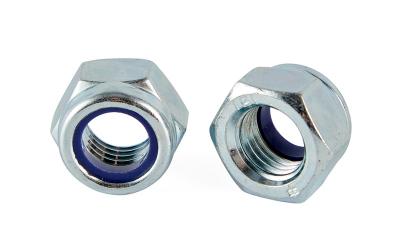 China M6 zincam chapeado classificam 8 contraporcas de nylon SAE J995 Gr.5 à venda