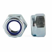 China M16 CL 8 Galvanized Nylon Lock Nuts DIN6924 for sale