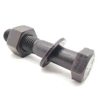 China ASTM A449 Structural UNC 2A Black Finish Heavy Hex Bolts Fully Thread for sale