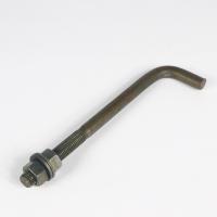 China J429 Grade 2 Hardness Partial Thread Anchor J Threaded Stud Bolt With Flat Washer for sale