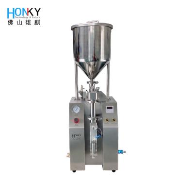 China Desktop Dental High Viscosity Gel Filling Machine 10ml Syringe Filling System With Piston Pump For  Gel Filling for sale