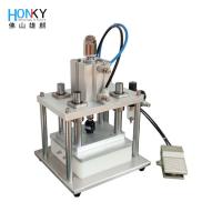 China Desktop Air Capping Machine for 2ml Pump Cap Perfume Samples with High Efficiency and Pneumatic Power for sale
