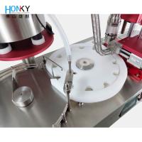 China Fully Automatic 1kw Vial Filling And Capping Machine With Ceramic Pump for sale