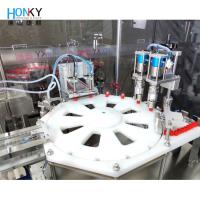 China 50 BPM Bio Reagent Automatic Filling Machine with Ceramic Piston Pump and 0.6-6ml Filling Range for sale