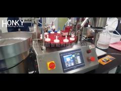 Máquina automática de llenado de bebidas energéticas con tapa de 25 ml