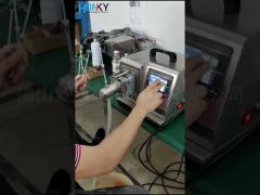 Draagbare Semi Automatische Desktop het Vullen Machine voor de Vloeistof van de Steekproeffles