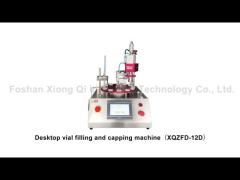 550W 5ml Skin Care Vial Filling And Capping Machine For Cosmetic Liquid