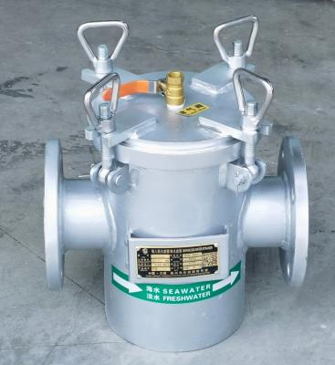 China Het Staal/het Roestvrije staalnetwerk 0.25-1.5Mpa van AS80 CB/T497 Marine Coarse Water Filter Carbon Te koop