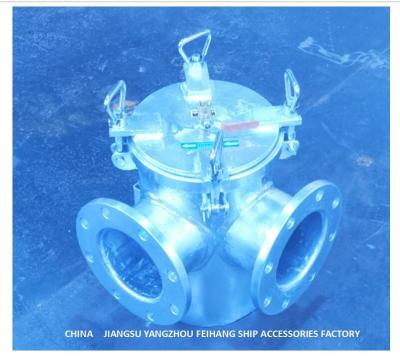 China Right-Angle Filter van het Zuigings Ruwe Water voor Marine Seawater Cooling System BRS100 CB/T497-2012 Te koop
