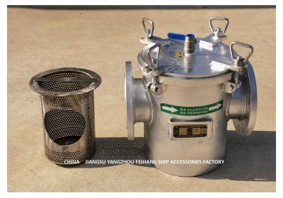 China Rechtstreeks door Marine Coarse Water Filter Straight door Filter As125 Cb/T497-2012 van het Zuigings de Ruwe Water Te koop