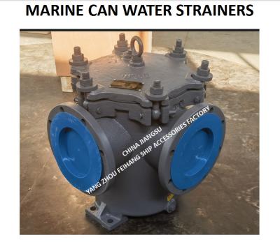 China IMPA872010 Estripador de agua de lata marina 5K-200A S-TIPE JIS F7121-1996 Flanca de hierro fundido Filtro de agua de lata 5K-200A LA-TIPE en venta