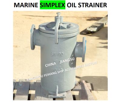 Cina Dati tecnici per il JIS F7209 Stagni di olio semplici e corpo del filtro del paniere di olio singolo - ghisa e filtro - acciaio inossidabile in vendita