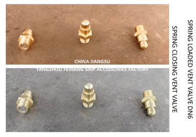 China DN6 Spring Loaded Vent Valve with Threaded End Compliant with CB/T3778-1999 Standard for sale