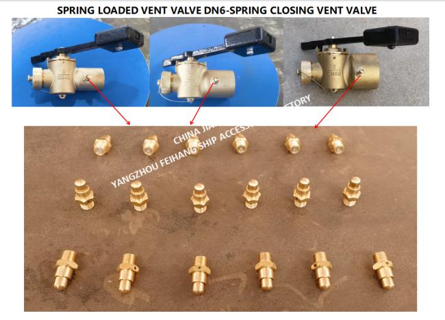 FH-DN6 Spring Loaded Vent Valve side view