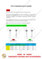 China TYPE TS MOVABLE ELASTIC HANGER OUTLINE DIMENSION &PERFORMANCE PARAMETERS for sale