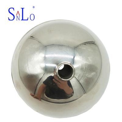 China Durable Polished Tank Level Gauges Float Ball With Hole Acid Resistance for sale