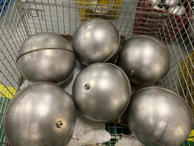 China 304 Grade Round Ball Stainless Steel Floats For Liquid Level Meter , Customize Pressure for sale
