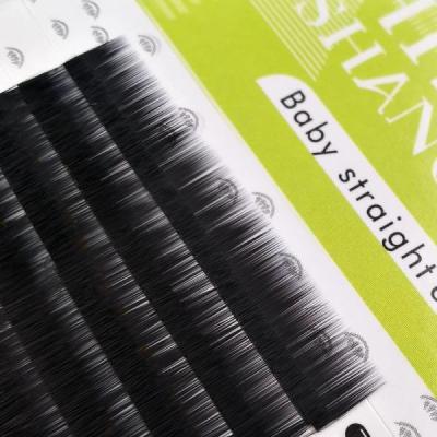 China Silk Fiber Eyelashes Extension Individual Mink Eyelash Natural Thick Soft Grafting Lashes Professionals for sale