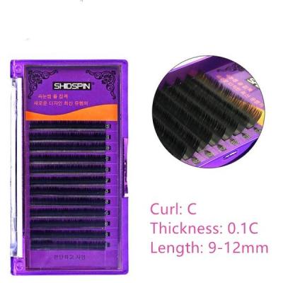 China All Size individual mink eyelashes Grafting volume eyelash extensions natural soft wholesale for sale