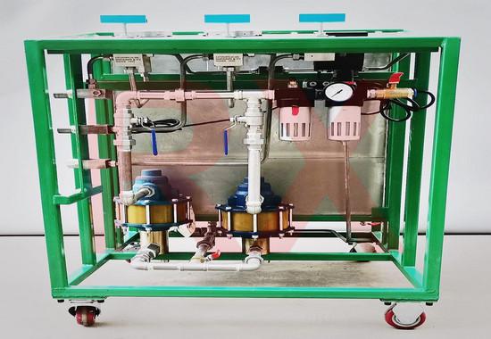 Gas Drive Hydraulic Pressure Test Pump 100 PSI Air Pressure