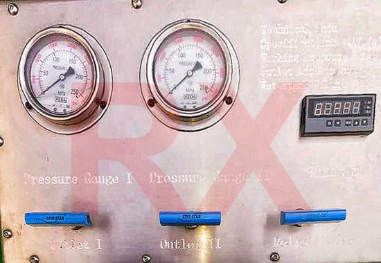 Gas Drive Hydraulic Pressure Test Pump 100 PSI Air Pressure