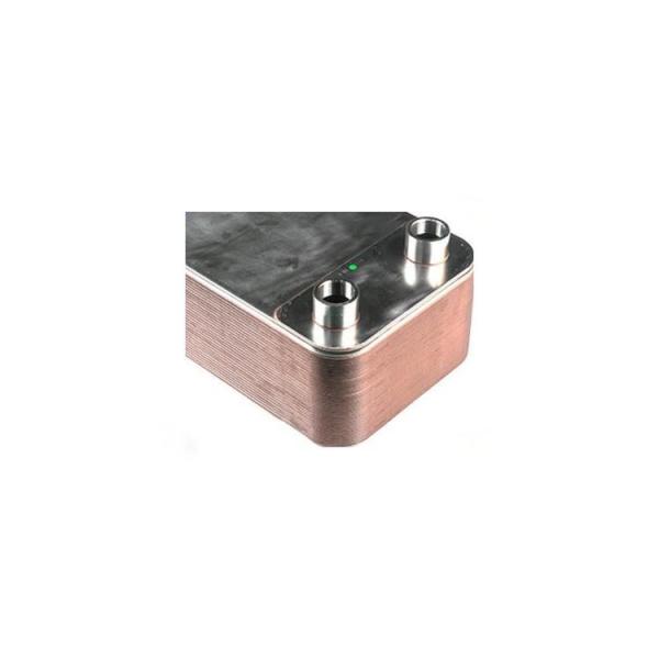 Quality Customized Brazed 40 Plate Heat Exchanger With 3/4 Inch MNPT Ports for sale