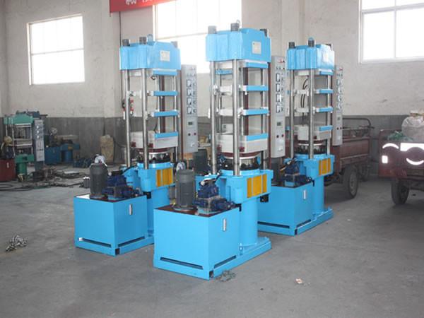 Quality Column Type Hydraulic Plate Rubber Vulcanizing Press Automatic 2.2KW for sale