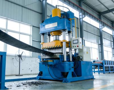 China 160T Work Pressure Rubber Cutting Machine Featuring 100mm Blade Length Designed for Accurate Rubber Material Cutting for sale