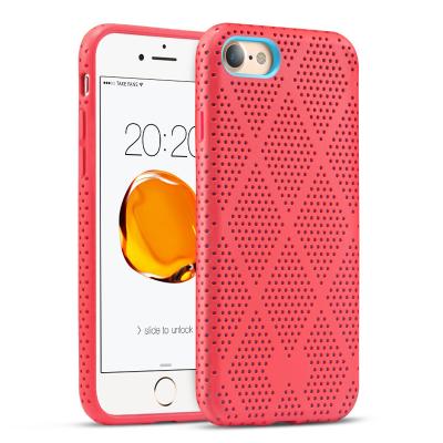 Cina Copertura posteriore TPU morbido Coque di anti di colpo delle casse delle coperture dei telefoni cellulari dell'iPhone 7 del lusso colore di colpo in vendita