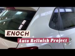 Automobile paint refinish dry sanding dust extract system