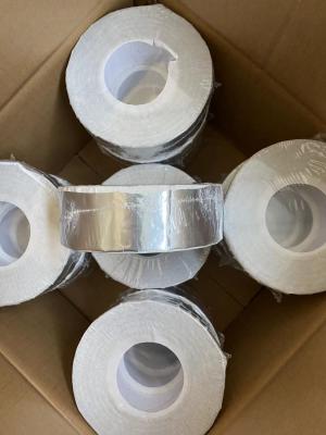 China Self Adhesive Flashing Aluminium Foil Tape 100mm Butyl Rubber for sale