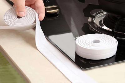 China Waterproof Anti Mildew Caulk Strip Tape Self Adhesive For Kitchen Bathroom for sale