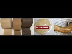 Nastro di avvolgimento in PVC marrone tubo isolante avvolgimento di petrolato composto