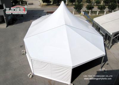 China 500 People White PVC Roof Cover High Peak Tent With Solid Aluminum Frame For Event for sale